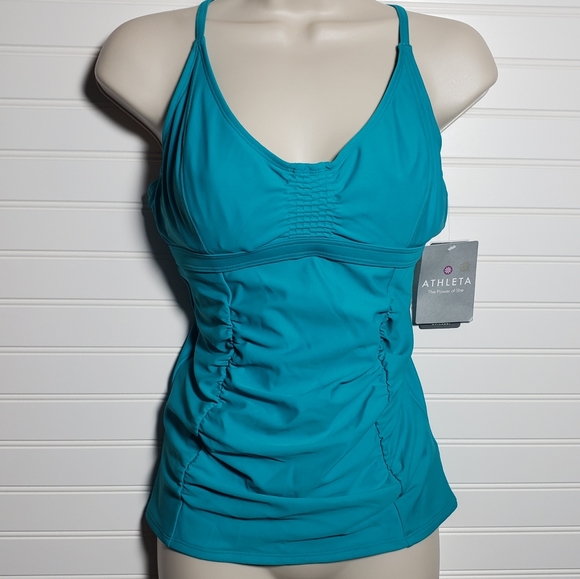 Athleta | Swim | Athleta Smocked Tankini Top | Poshmark